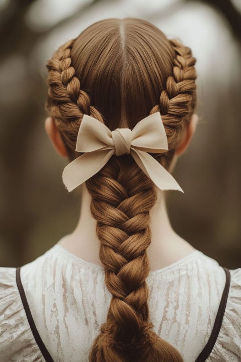 28 Cute Hairstyles with a Bow - Stylish Hair Ideas