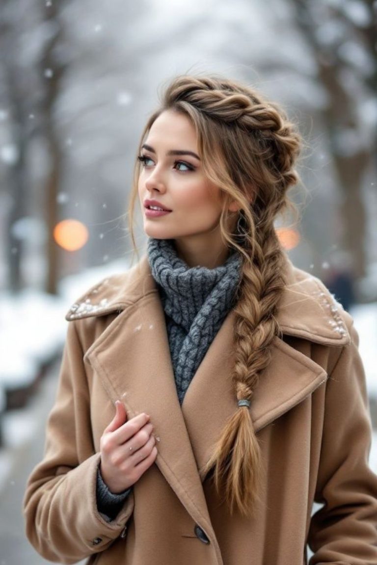27 Best Winter Hair Braid Ideas - Stylish Hair Ideas