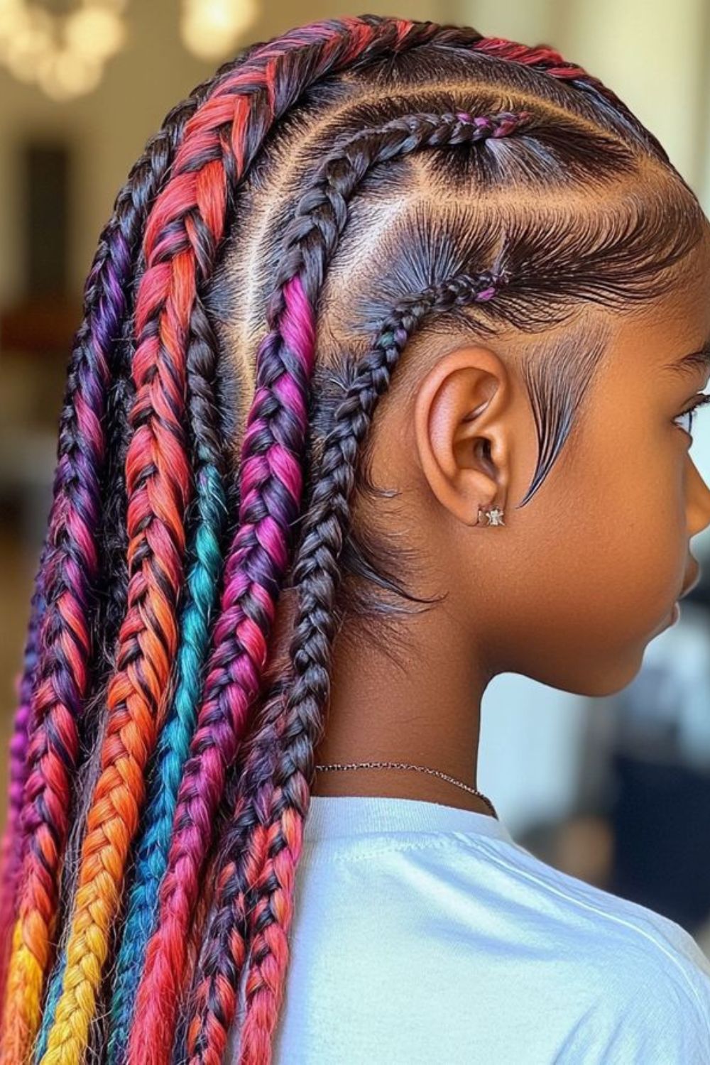 28 Trendy Kids Cornrow Hairstyles - Stylish Hair Ideas