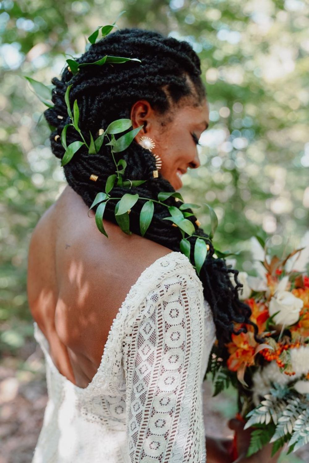 28 Stunning Bridal Locs Hairstyles - Stylish Hair Ideas