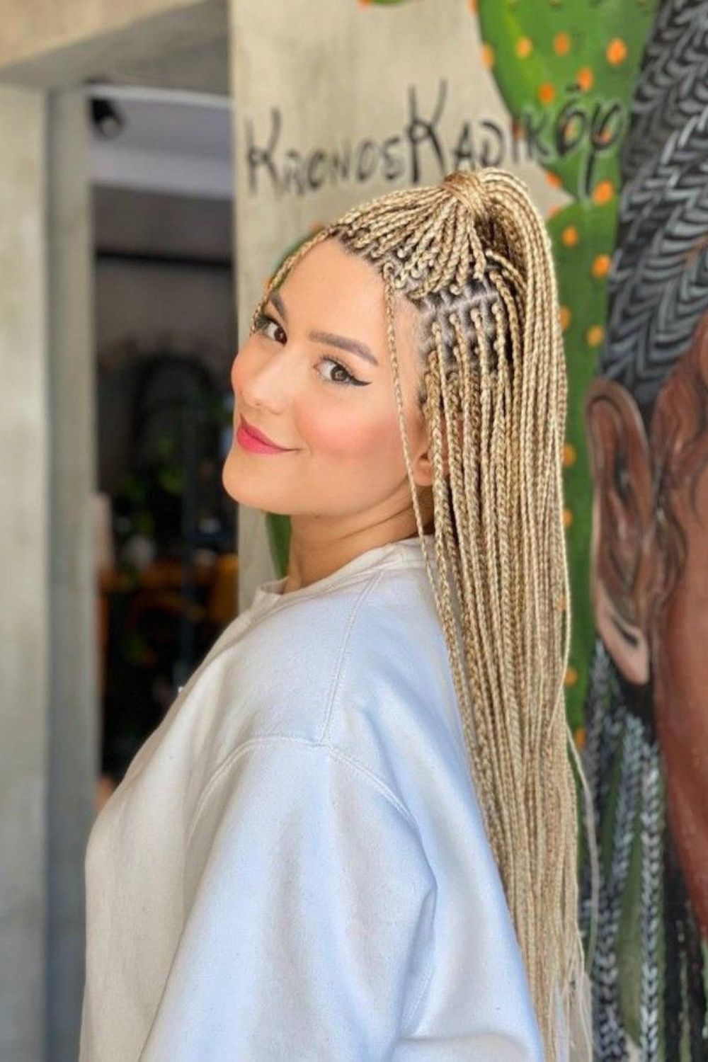 29 Gorgeous Micro Braids Hairstyles - Stylish Hair Ideas