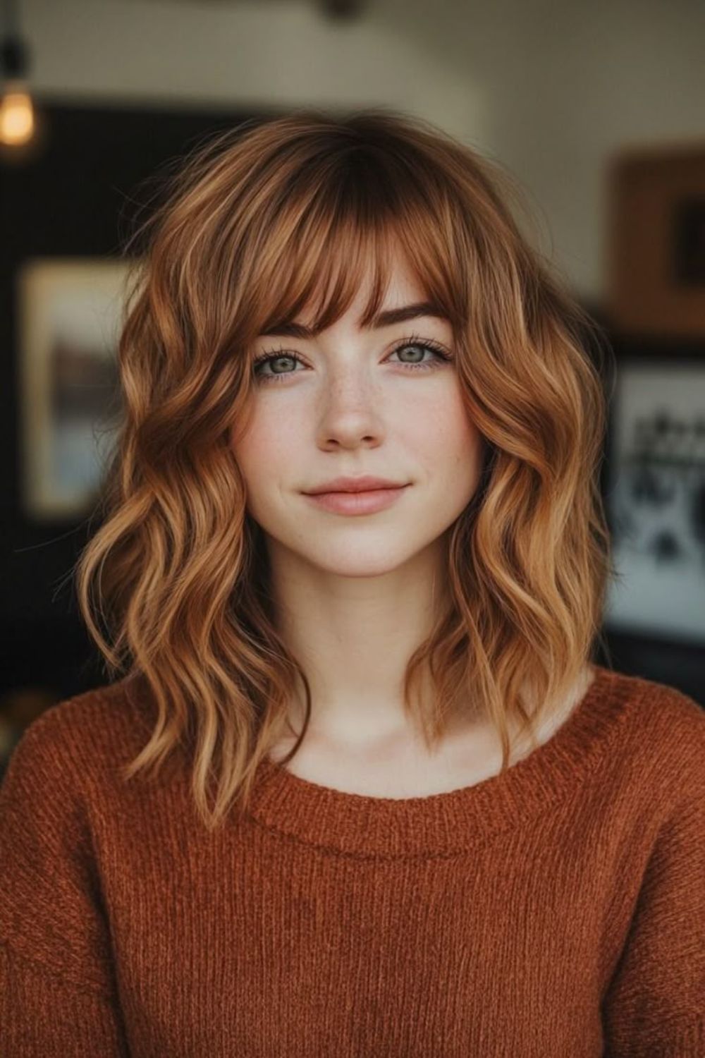 27 Best Lob Haircut with Bangs - Stylish Hair Ideas