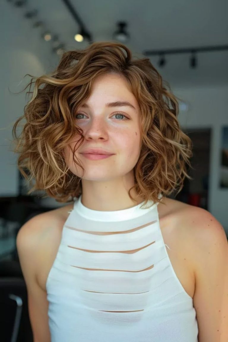 28 Stunning Medium Curly Haircuts - Stylish Hair Ideas