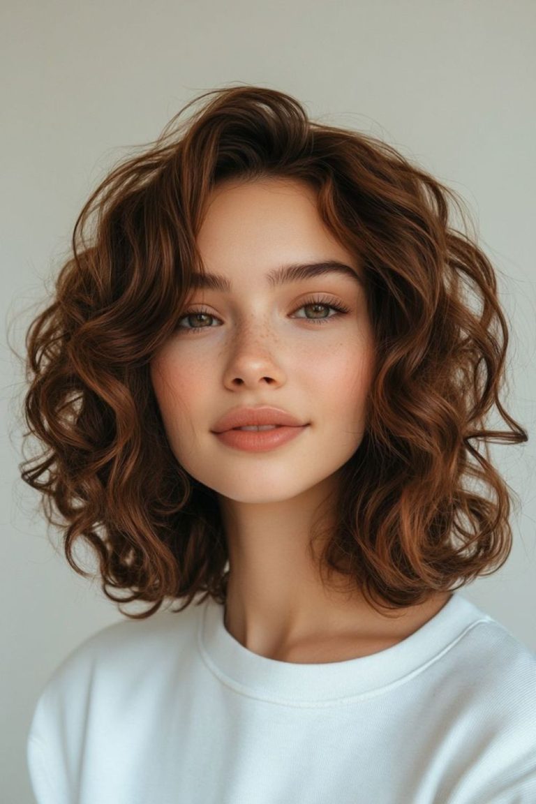 28 Stunning Medium Curly Haircuts - Stylish Hair Ideas