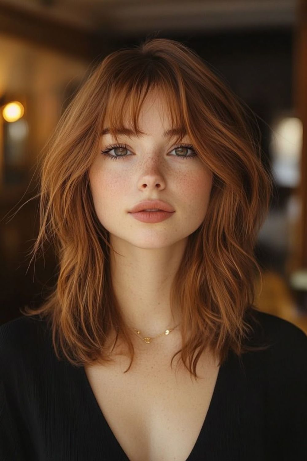 27 Best Lob Haircut with Bangs - Stylish Hair Ideas