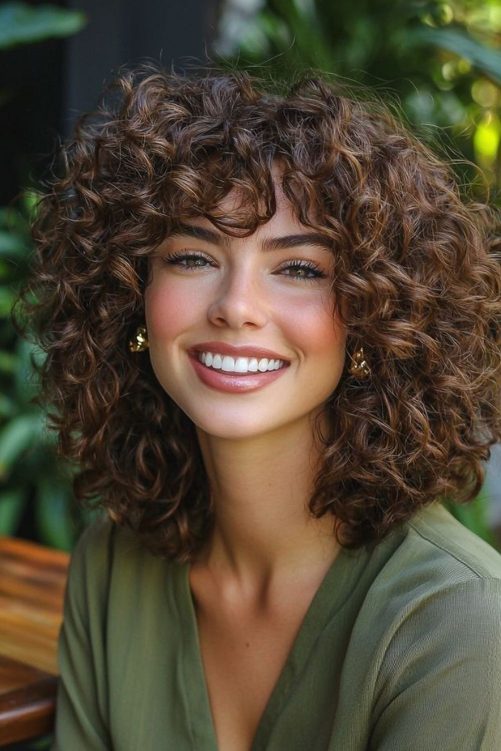 28 Stunning Medium Curly Haircuts - Stylish Hair Ideas