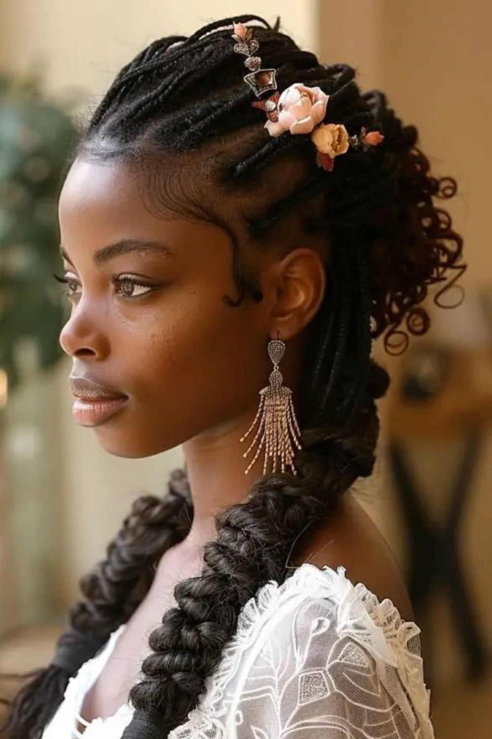28 Stunning Bridal Locs Hairstyles - Stylish Hair Ideas