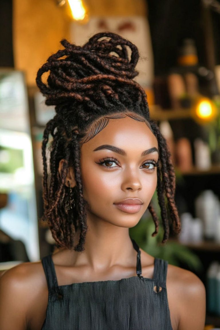 29 Best Formal Locs Hairstyles - Stylish Hair Ideas