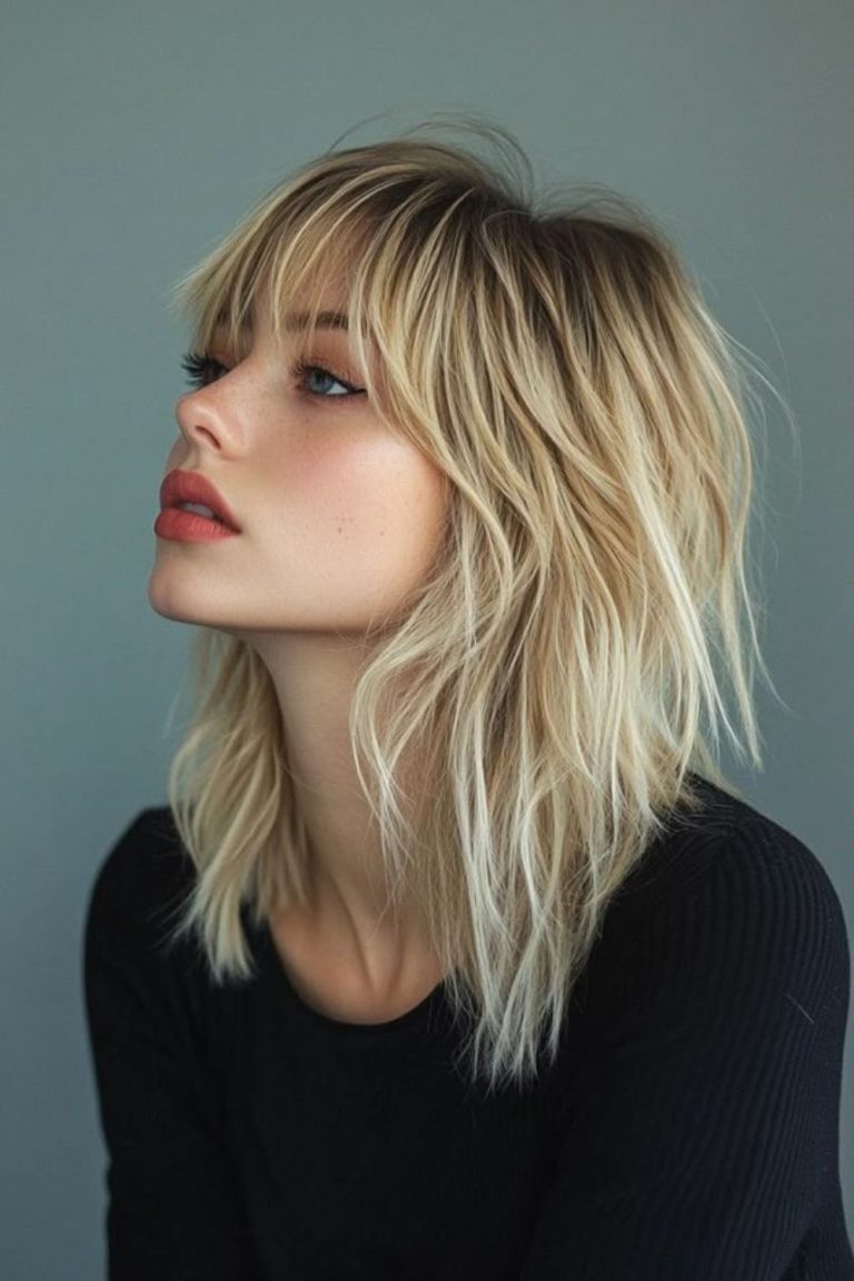 27 Best Lob Haircut with Bangs - Stylish Hair Ideas