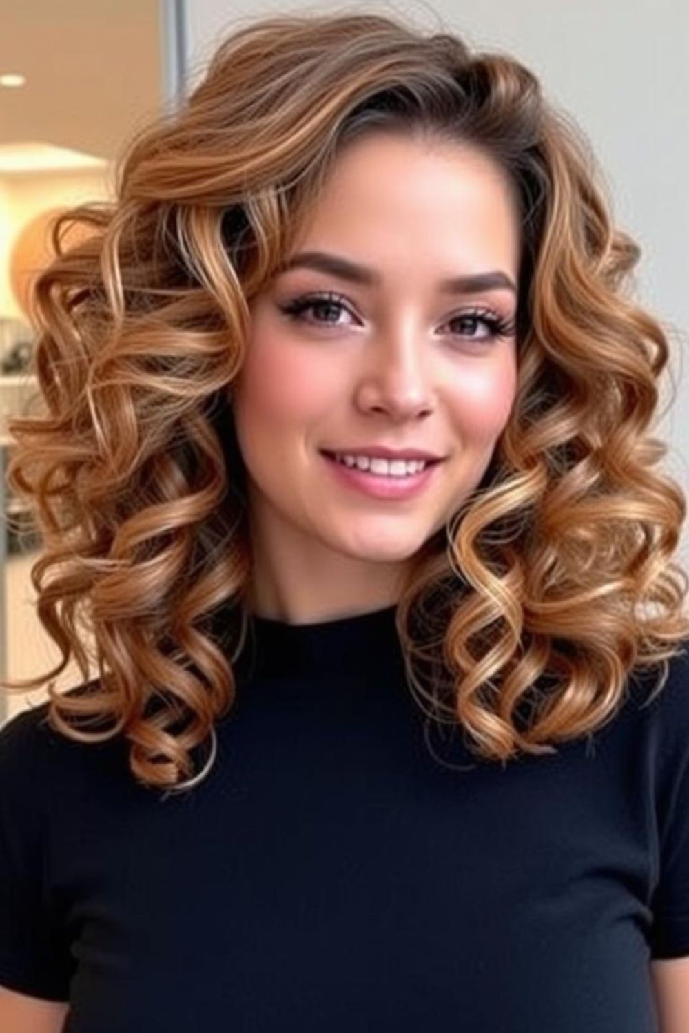 28 Stunning Medium Curly Haircuts - Stylish Hair Ideas