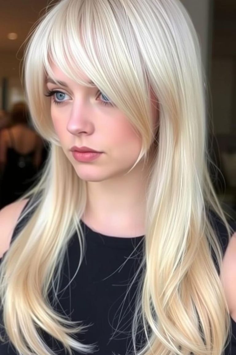 29 Long Layers with Curtain Bangs - Stylish Hair Ideas