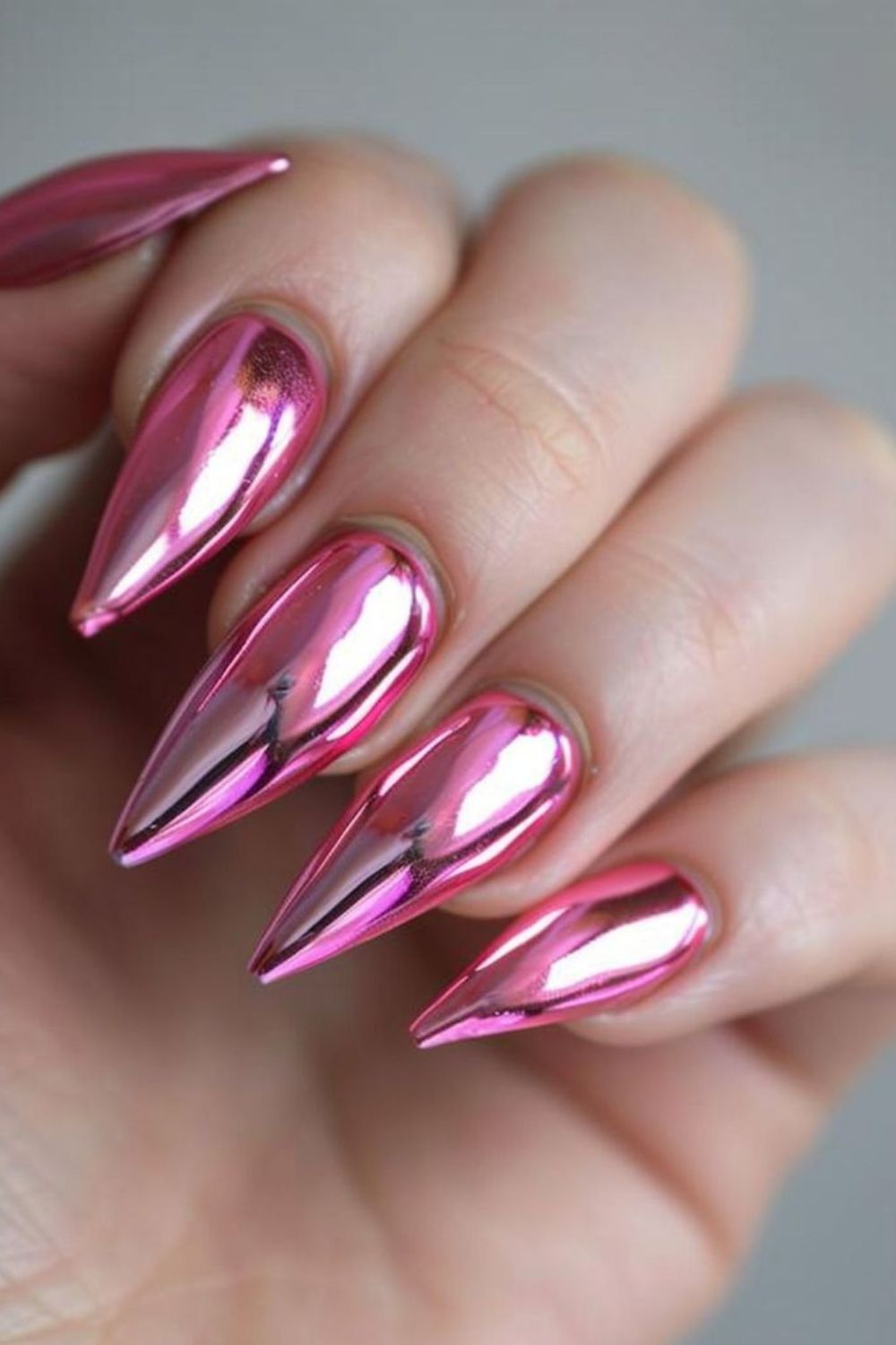 29 Creative Pink Chrome Nails Designs - Stylish Hair Ideas