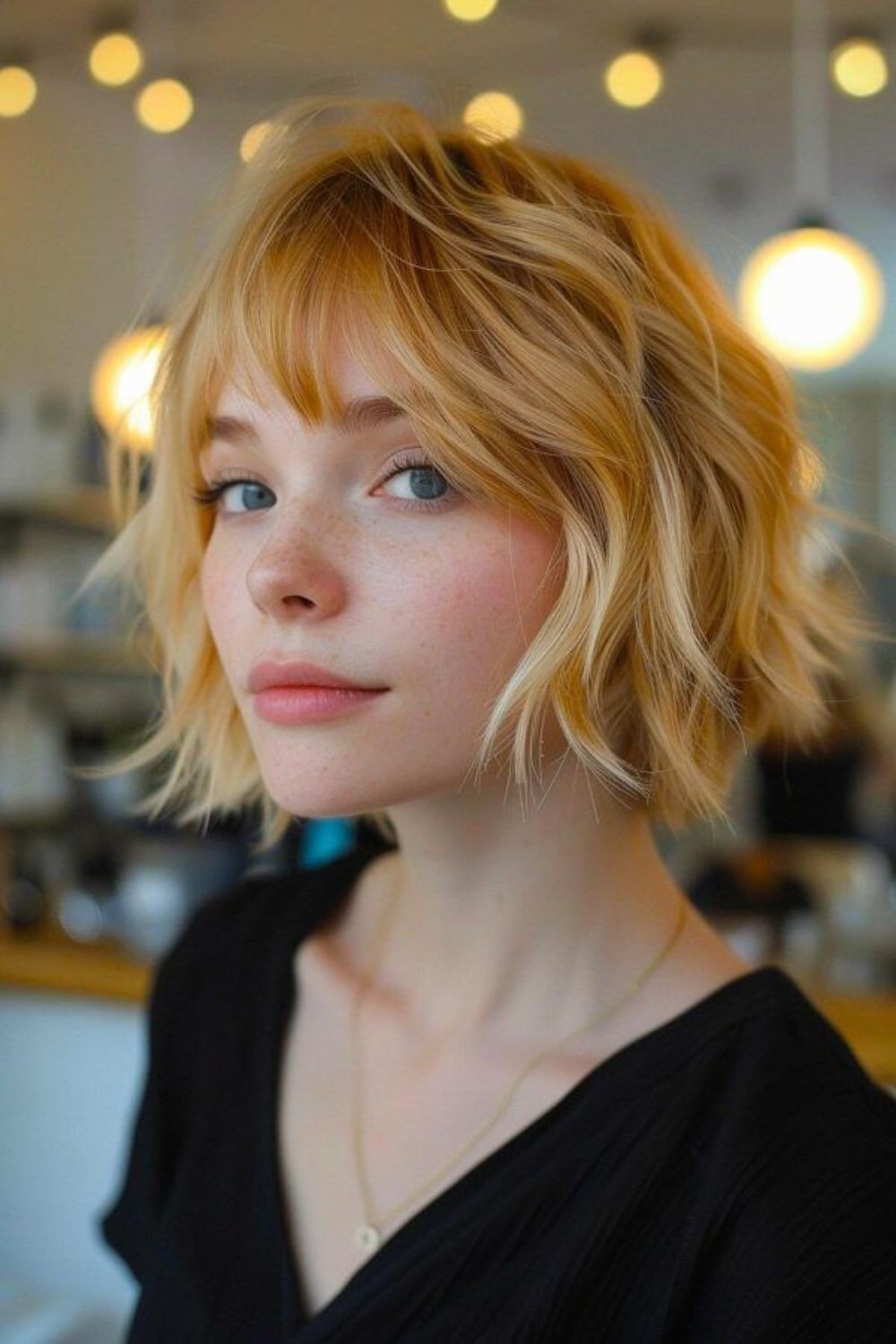 29 Gorgeous Bob Hairstyles with Bangs - Stylish Hair Ideas