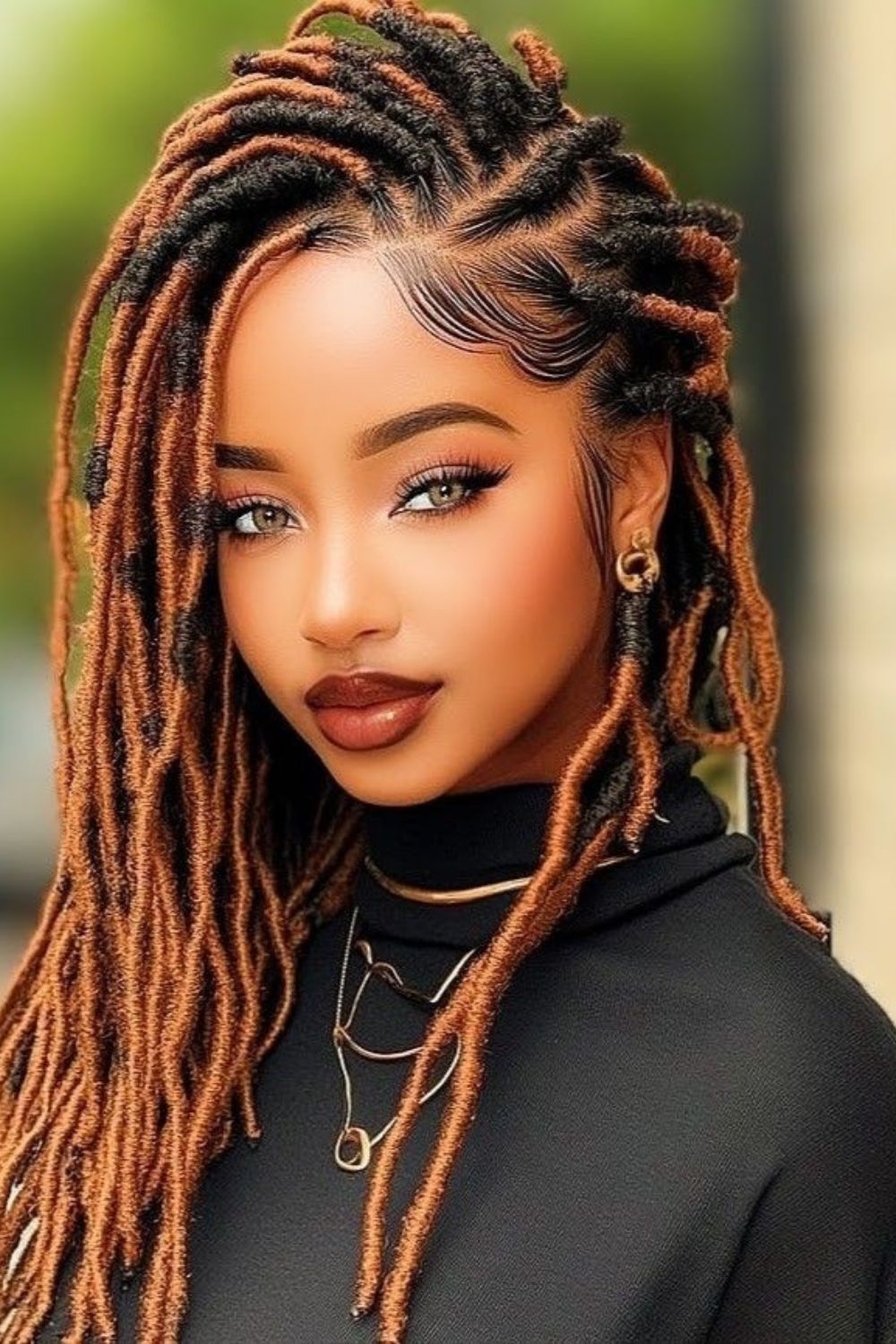 28 Gorgeous Shoulder Length Locs Hairstyles - Stylish Hair Ideas