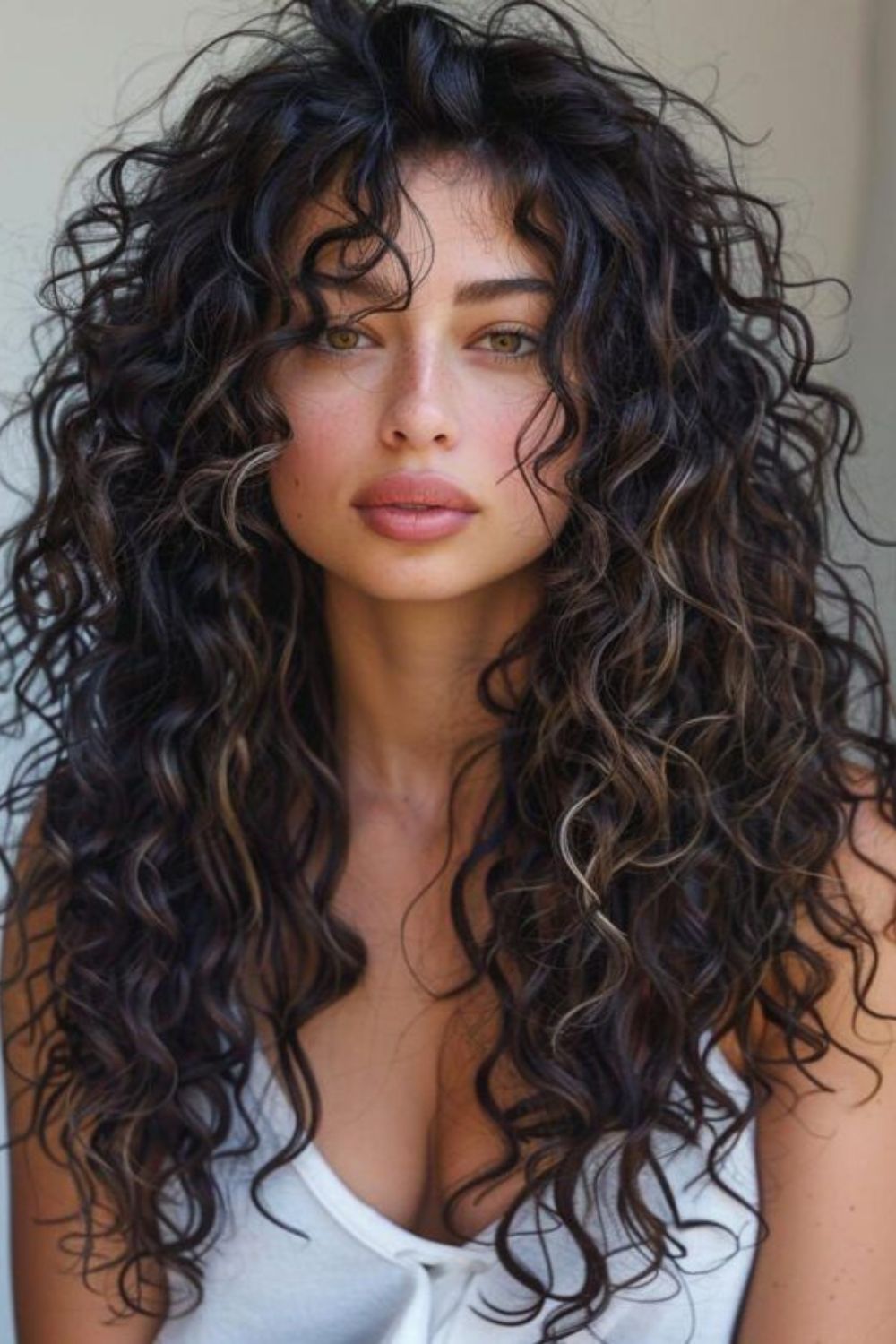 28 Beautiful Middle Part Curly Hair Ideas - Stylish Hair Ideas
