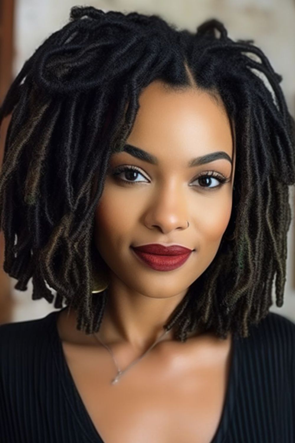 28 Gorgeous Shoulder Length Locs Hairstyles - Stylish Hair Ideas