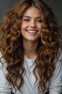28 Beautiful Middle Part Curly Hair Ideas - Stylish Hair Ideas