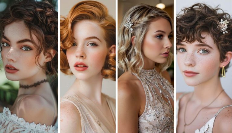 29 Prettiest Prom Hair Ideas for Short Hair - Stylish Hair Ideas