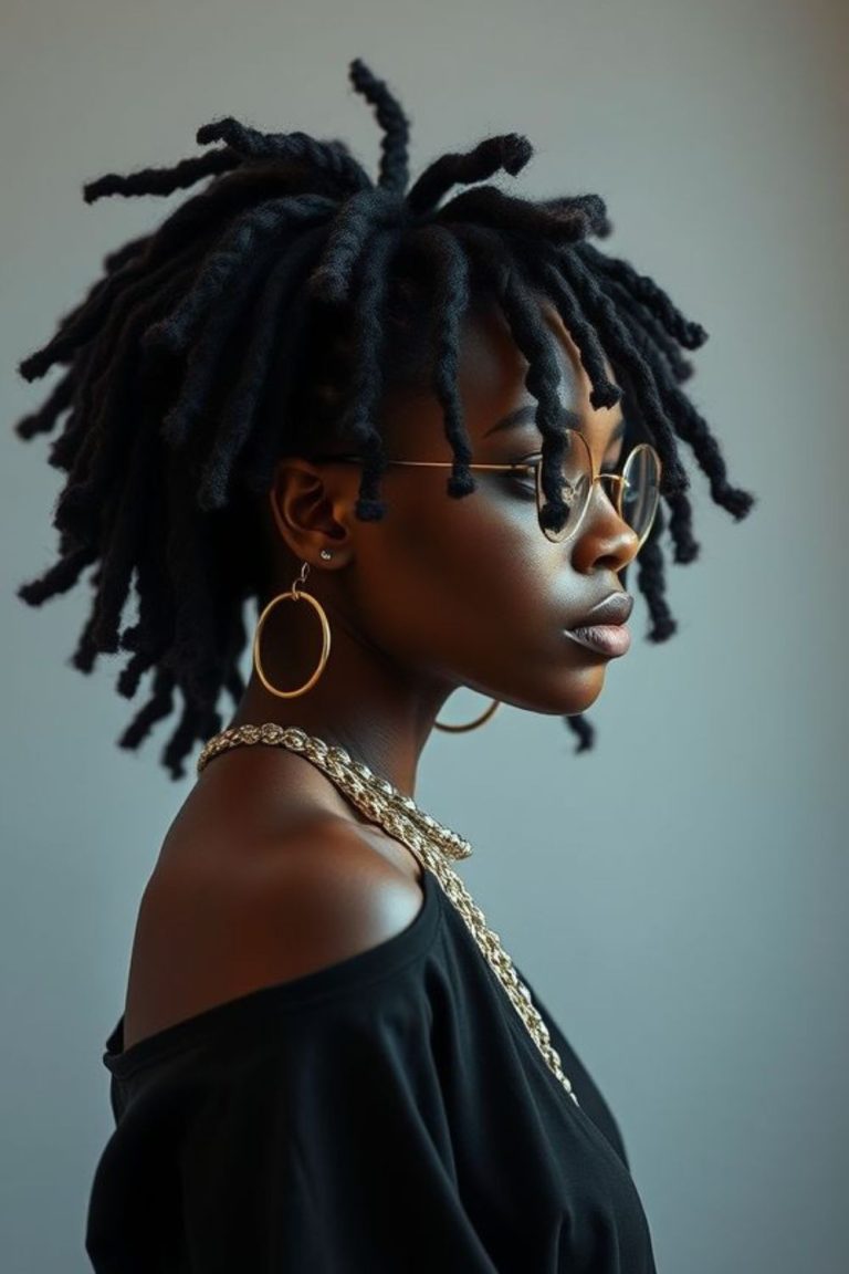 28 Gorgeous Shoulder Length Locs Hairstyles - Stylish Hair Ideas