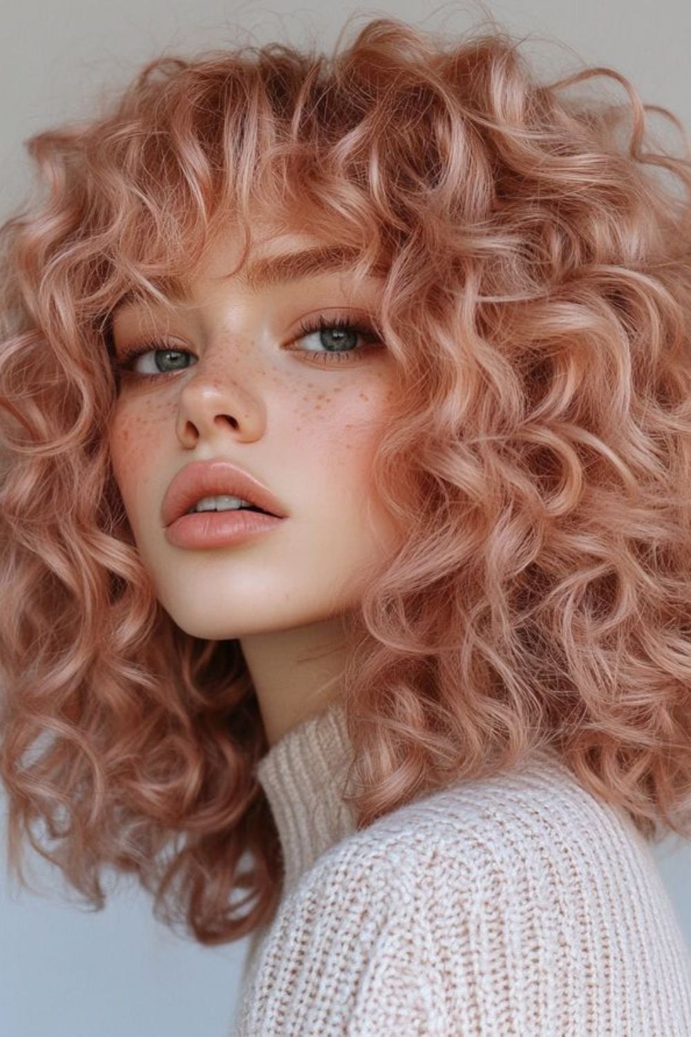 28 Beautiful Middle Part Curly Hair Ideas - Stylish Hair Ideas