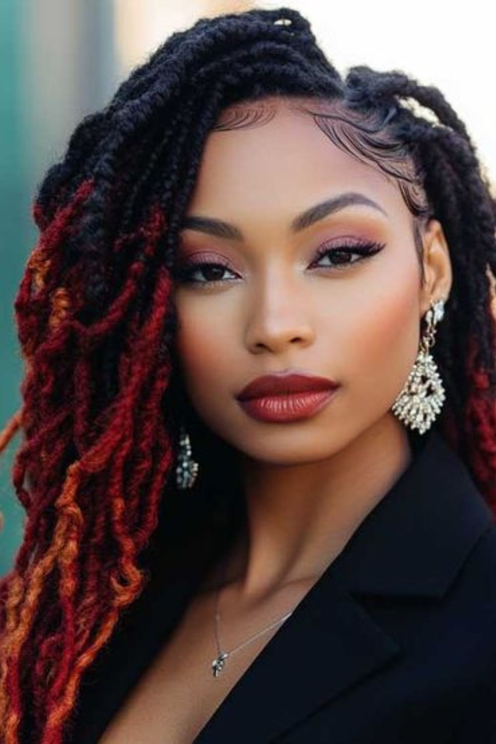 28 Gorgeous Shoulder Length Locs Hairstyles - Stylish Hair Ideas