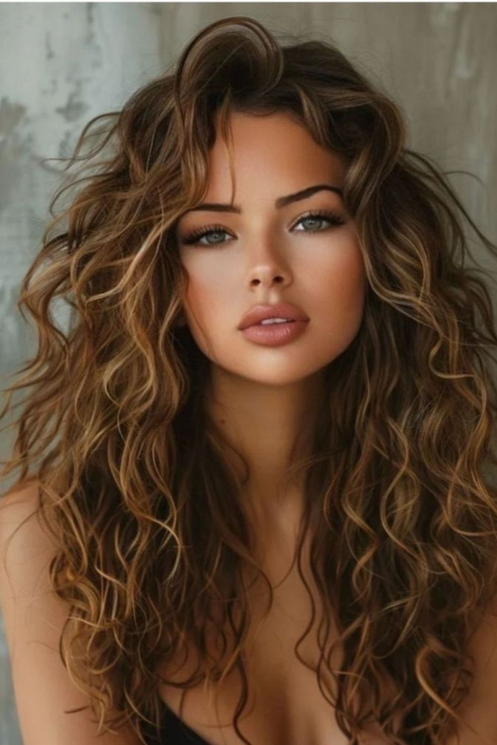 28 Beautiful Middle Part Curly Hair Ideas - Stylish Hair Ideas