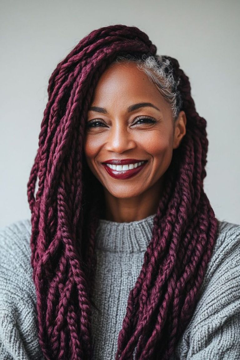 33 Stunning Braids for Older Black Women Over 50 - Stylish Hair Ideas