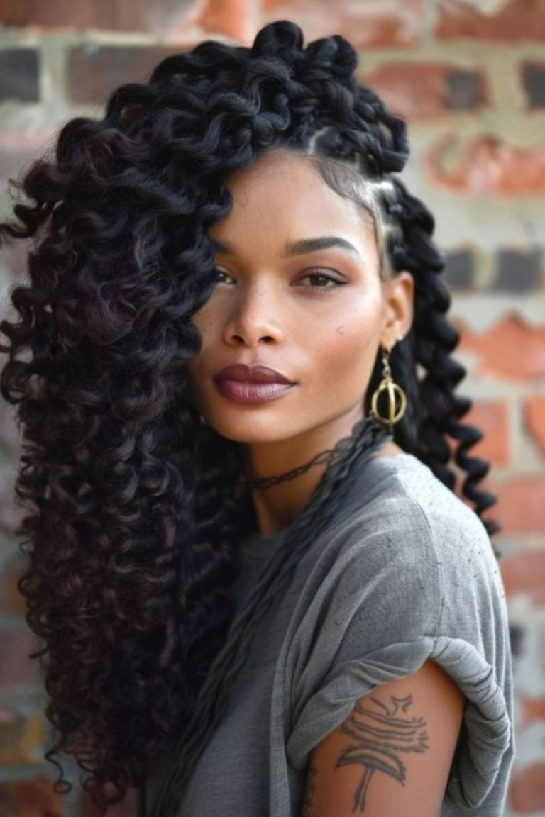 30 Awesome Curly Flip over Quick Weave Hairstyles - Stylish Hair Ideas