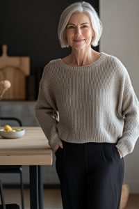 32 Chic Older Women Fashion Outfits - Stylish Hair Ideas