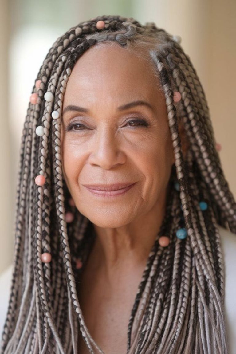 33 Stunning Braids for Older Black Women Over 50 - Stylish Hair Ideas