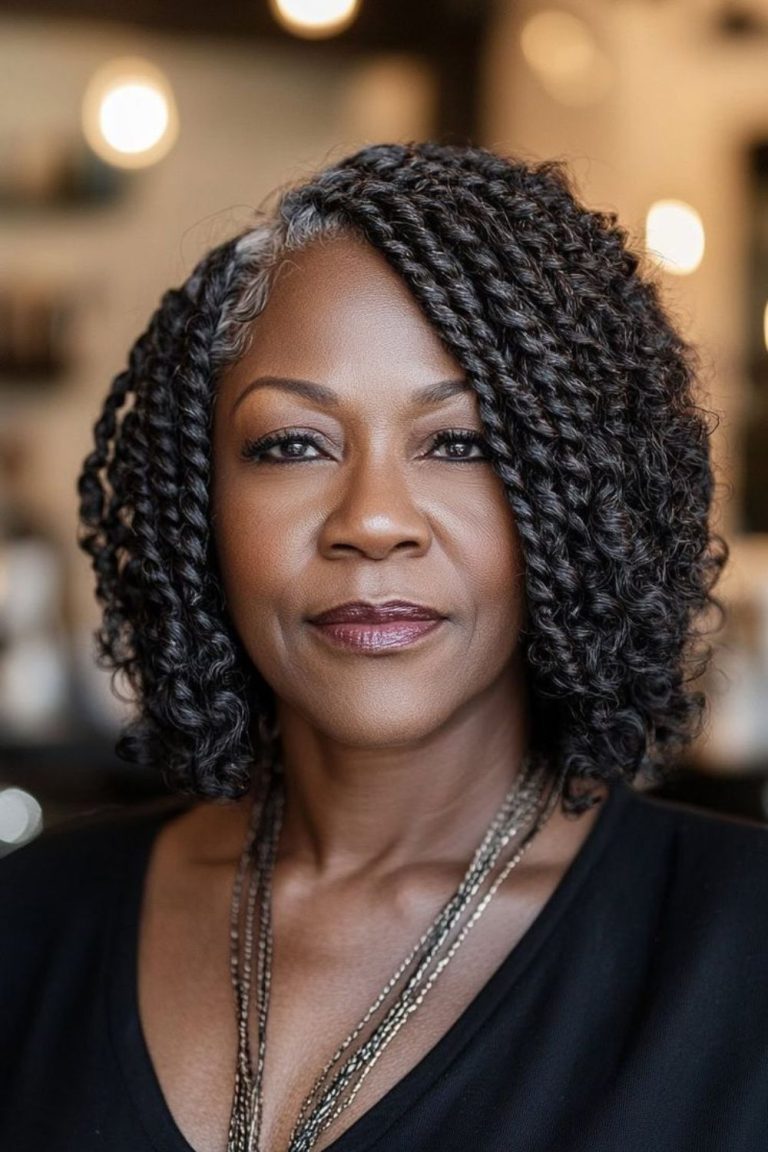 33 Stunning Braids for Older Black Women Over 50 - Stylish Hair Ideas