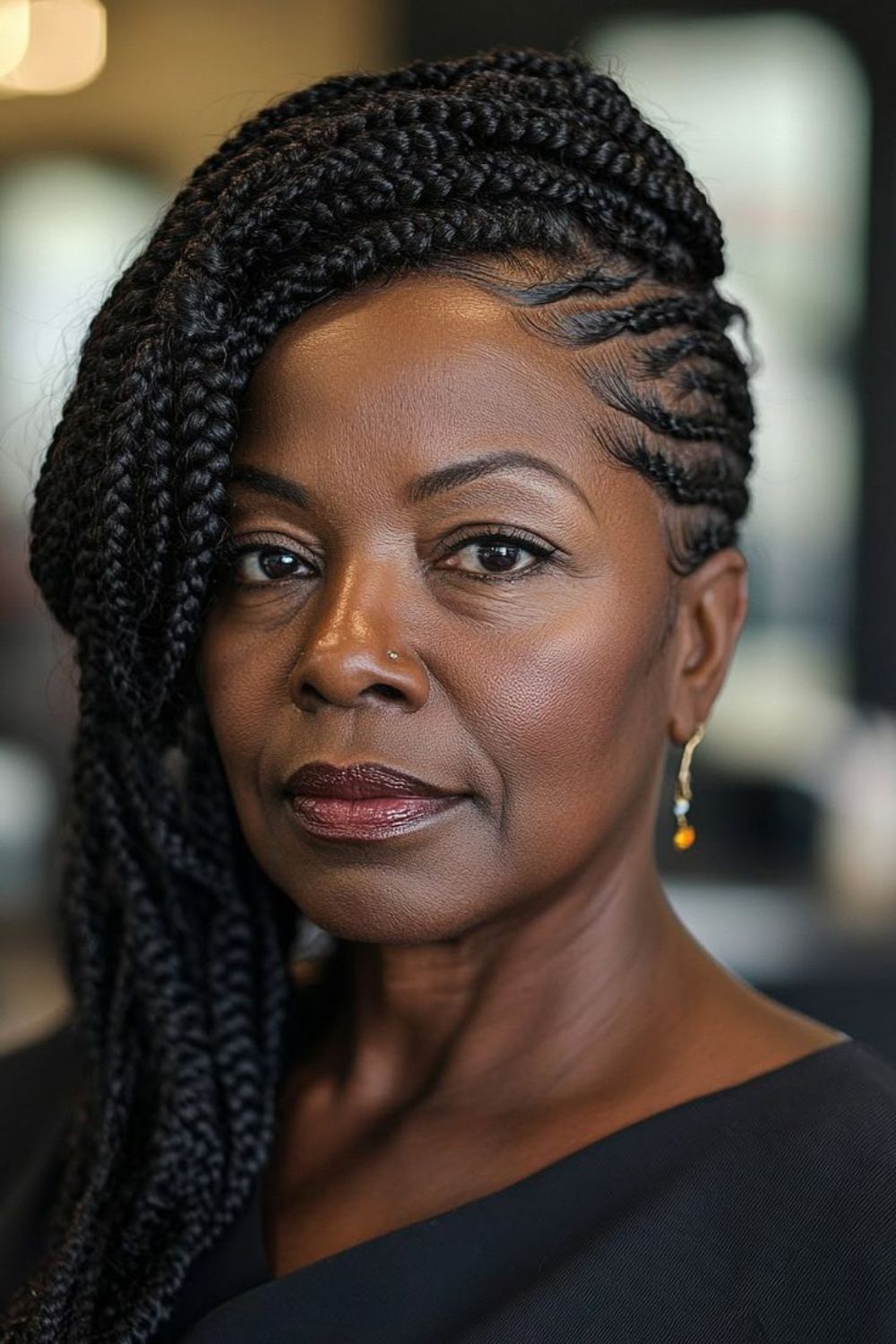 33 Stunning Braids for Older Black Women Over 50 - Stylish Hair Ideas