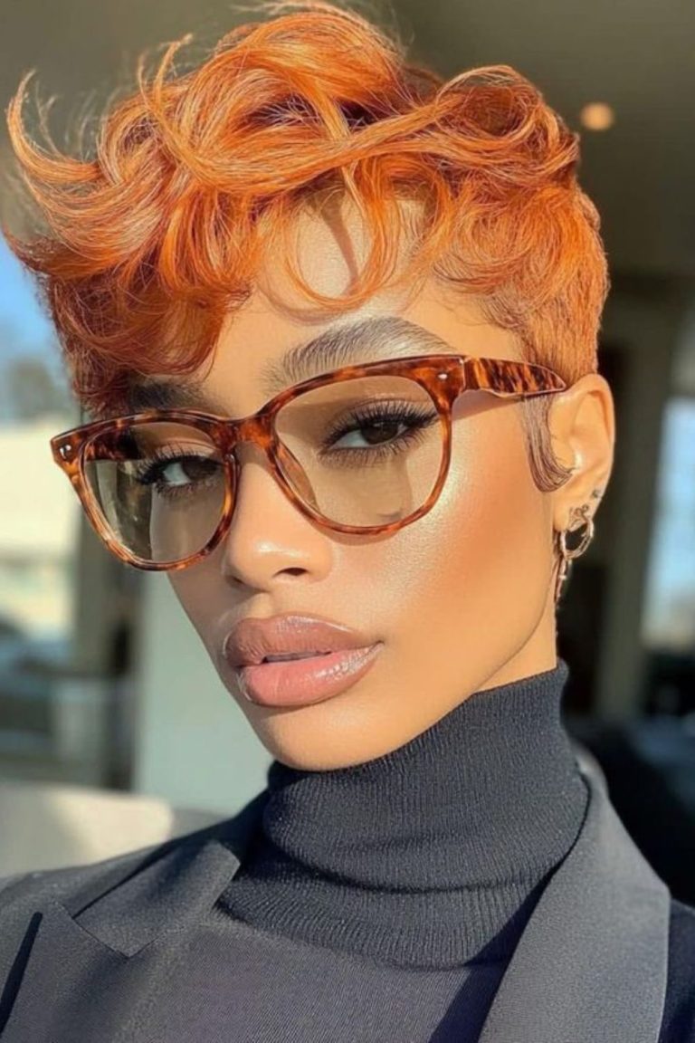 33 Stunning Ginger Pixie Haircut Black Women Ideas - Stylish Hair Ideas