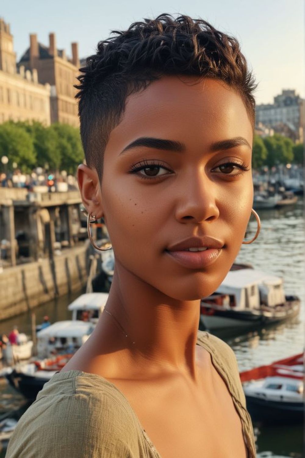 30 Best Bald Fade Women Black Short Hair Ideas - Stylish Hair Ideas