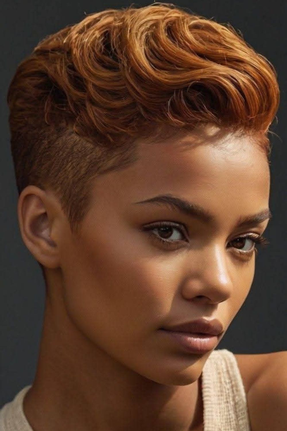 33 Stunning Ginger Pixie Haircut Black Women Ideas - Stylish Hair Ideas