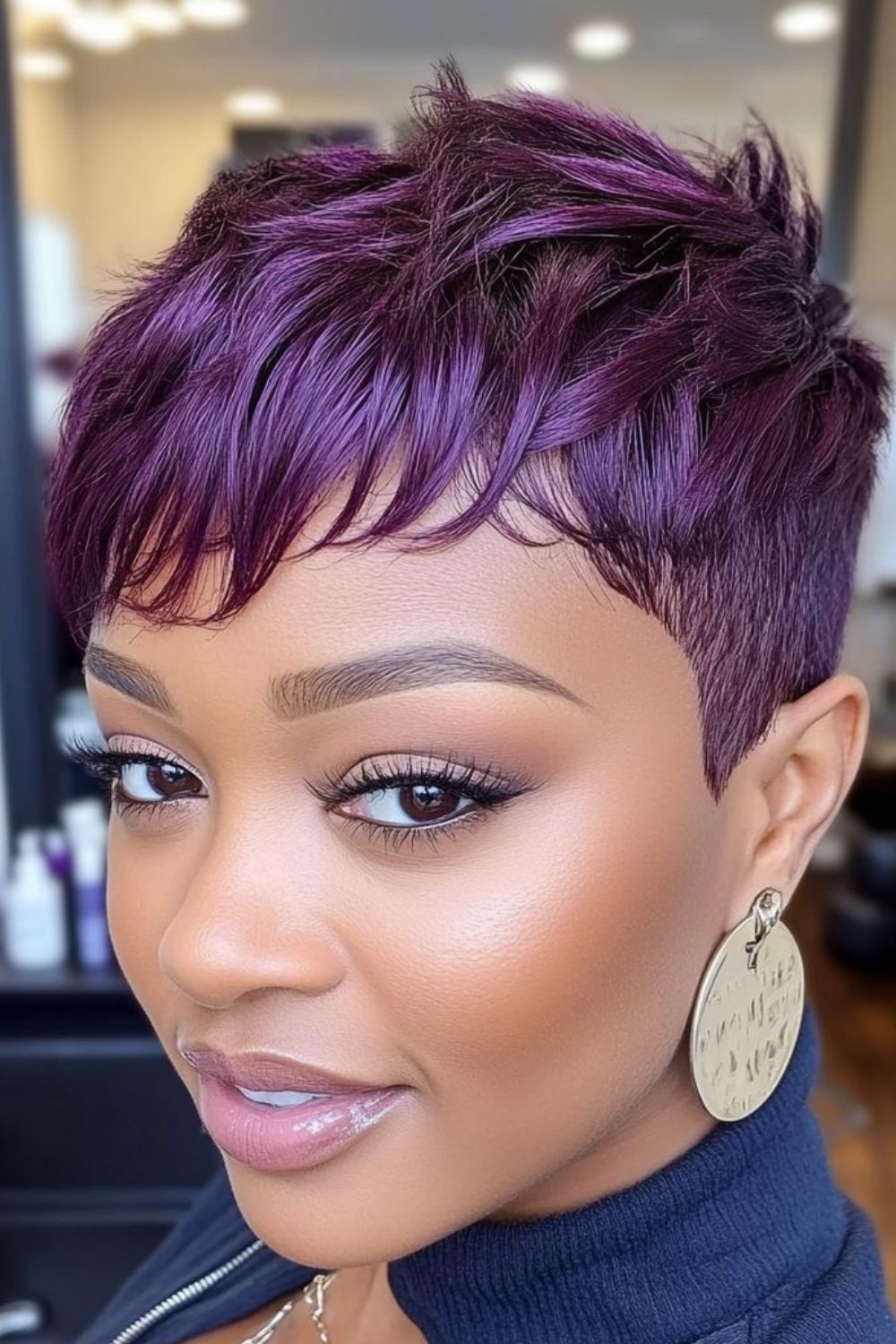 30 Best Brown Pixie Cut Black Women Ideas - Stylish Hair Ideas