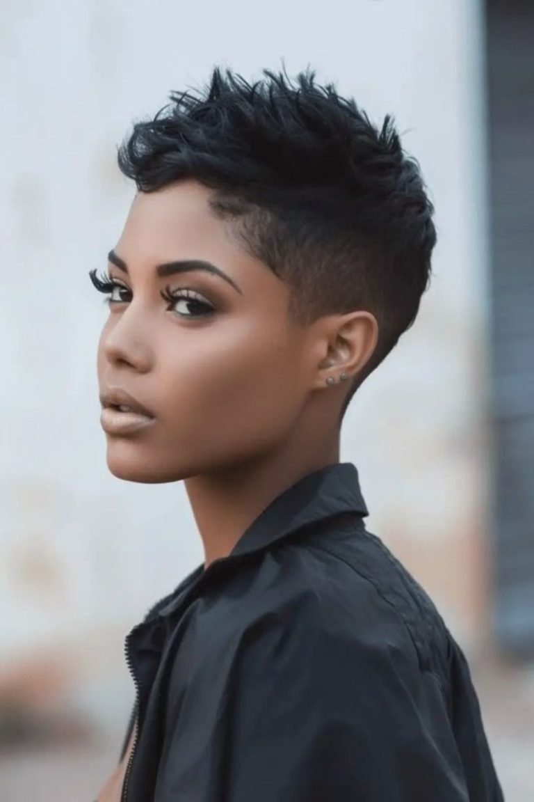 30 Best Bald Fade Women Black Short Hair Ideas - Stylish Hair Ideas