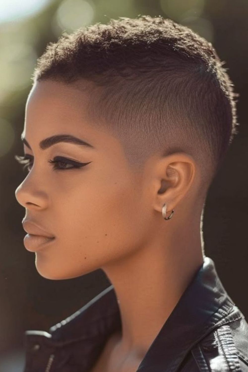 30 Best Bald Fade Women Black Short Hair Ideas - Stylish Hair Ideas