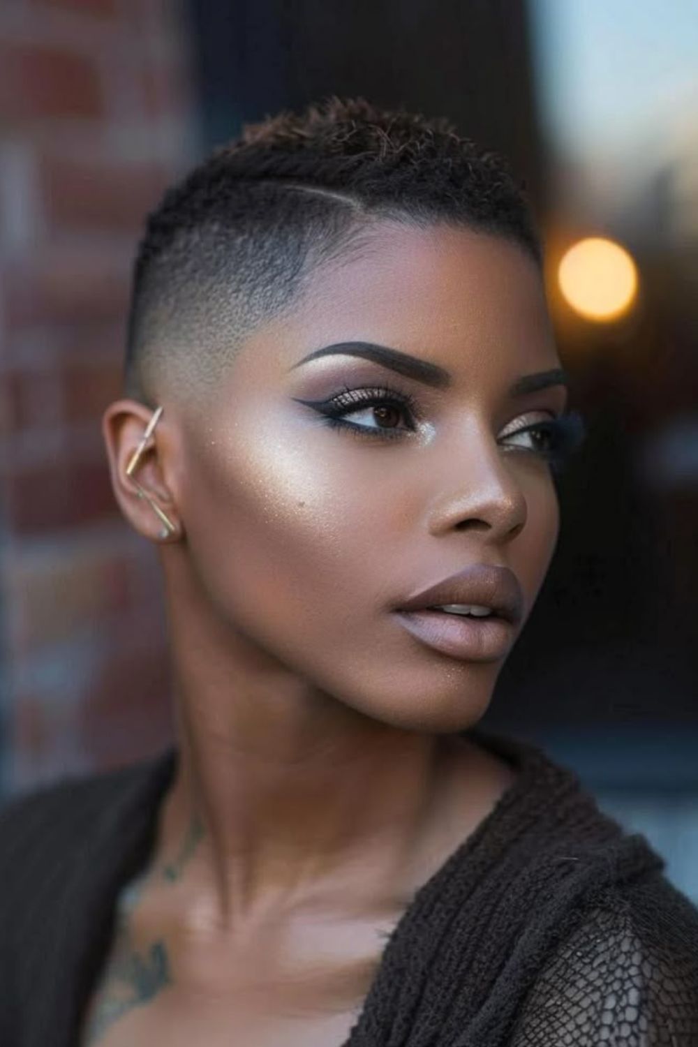 30 Best Bald Fade Women Black Short Hair Ideas - Stylish Hair Ideas