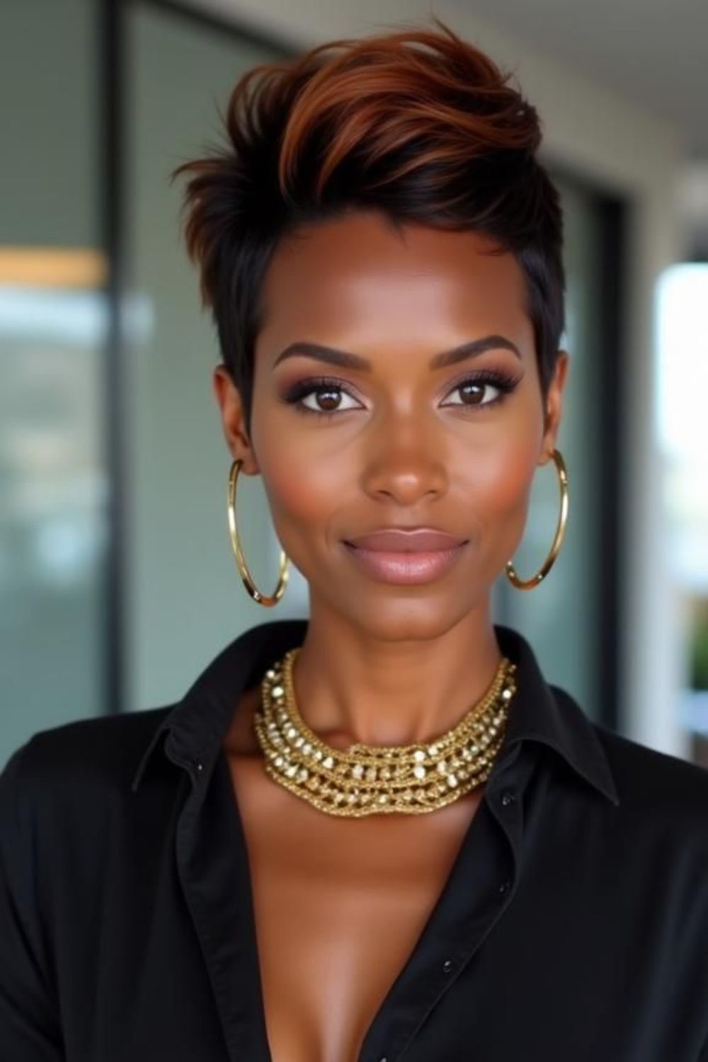30 Best Brown Pixie Cut Black Women Ideas - Stylish Hair Ideas