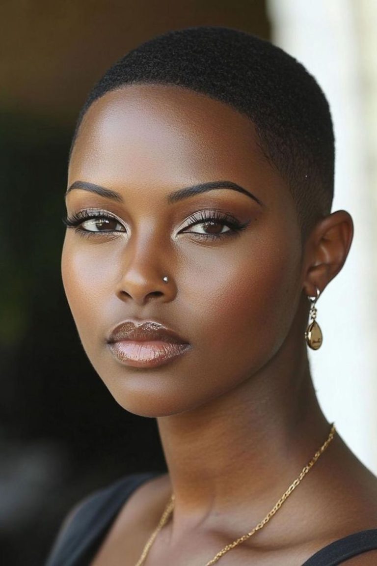 30 Best Bald Fade Women Black Short Hair Ideas - Stylish Hair Ideas