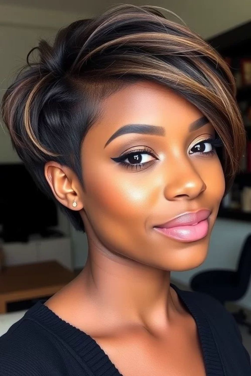 30 Best Brown Pixie Cut Black Women Ideas - Stylish Hair Ideas