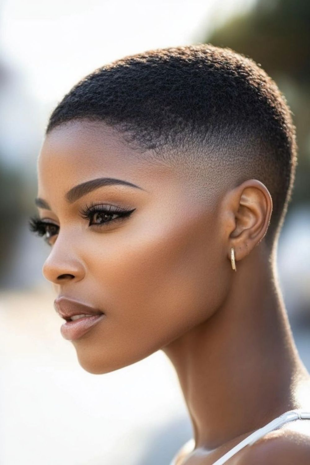 30 Best Bald Fade Women Black Short Hair Ideas - Stylish Hair Ideas