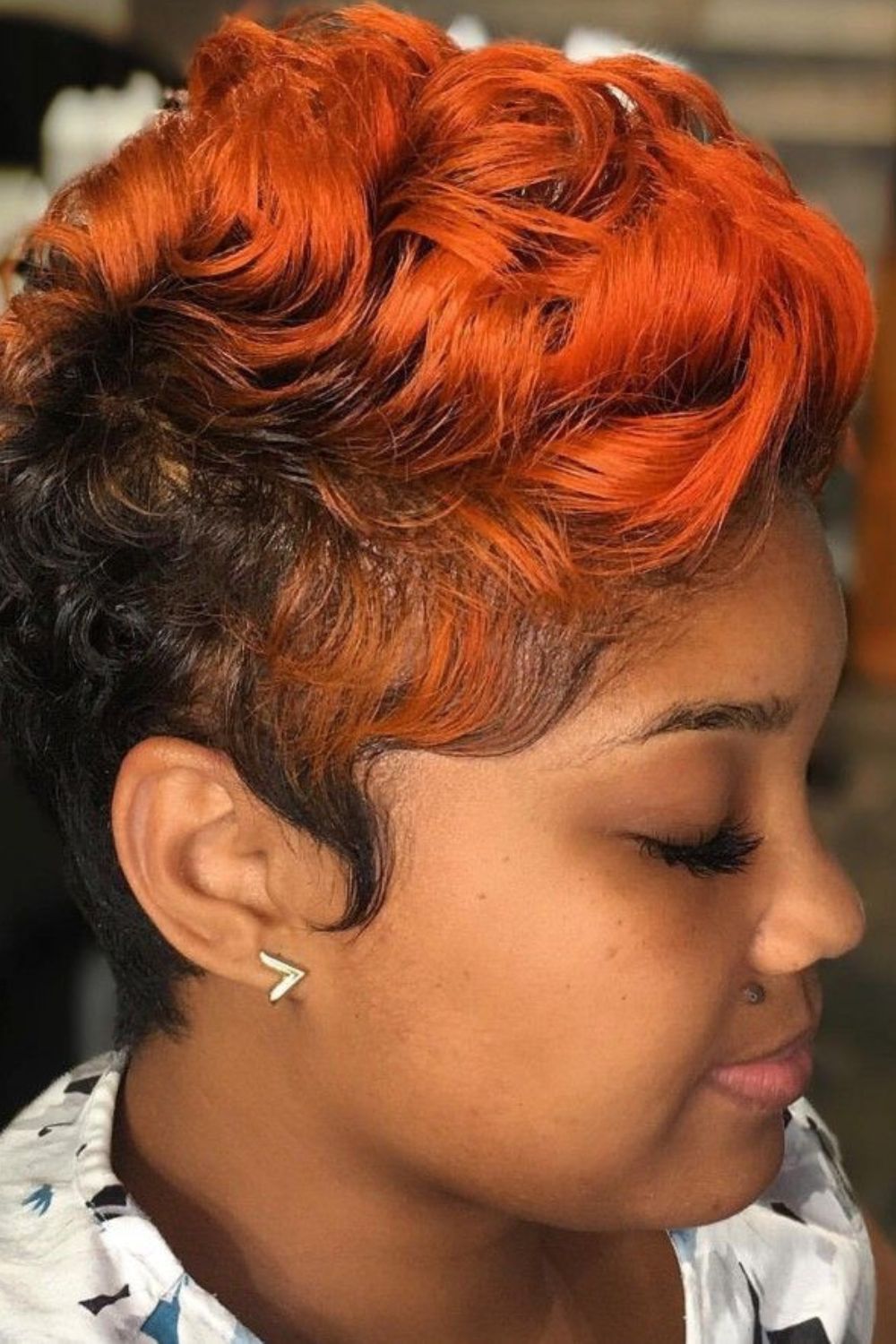 33 Stunning Ginger Pixie Haircut Black Women Ideas - Stylish Hair Ideas