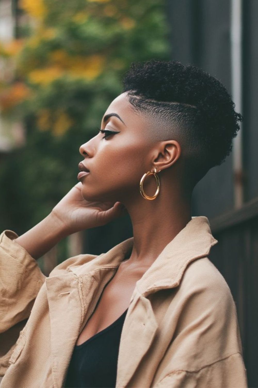 30 Best Bald Fade Women Black Short Hair Ideas - Stylish Hair Ideas