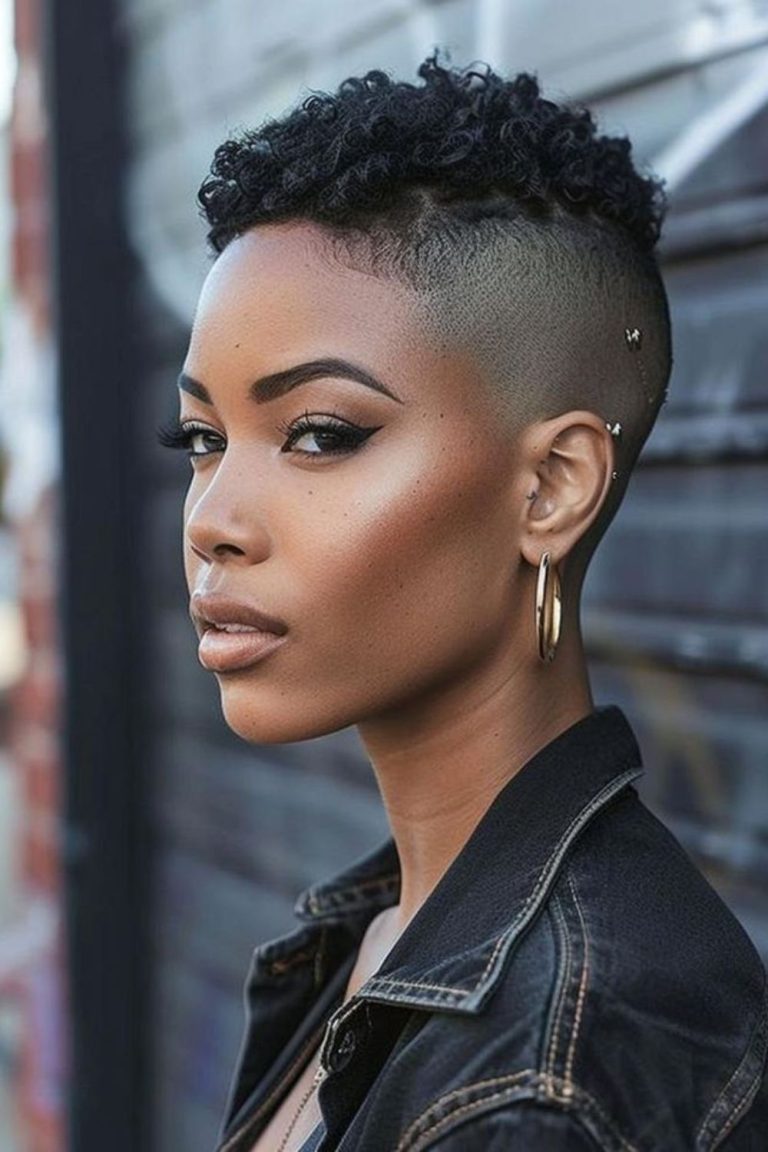 30 Best Bald Fade Women Black Short Hair Ideas - Stylish Hair Ideas