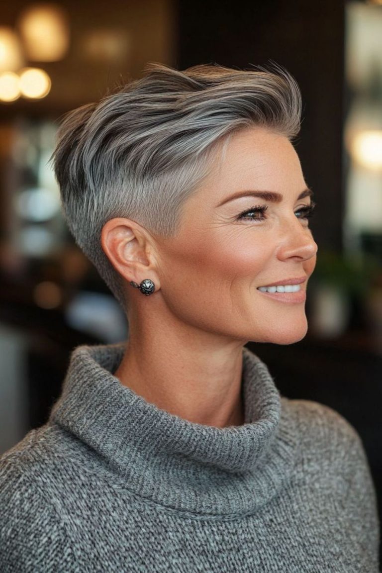 30 Gorgeous Undercut Pixie Edgy Over 50 - Stylish Hair Ideas