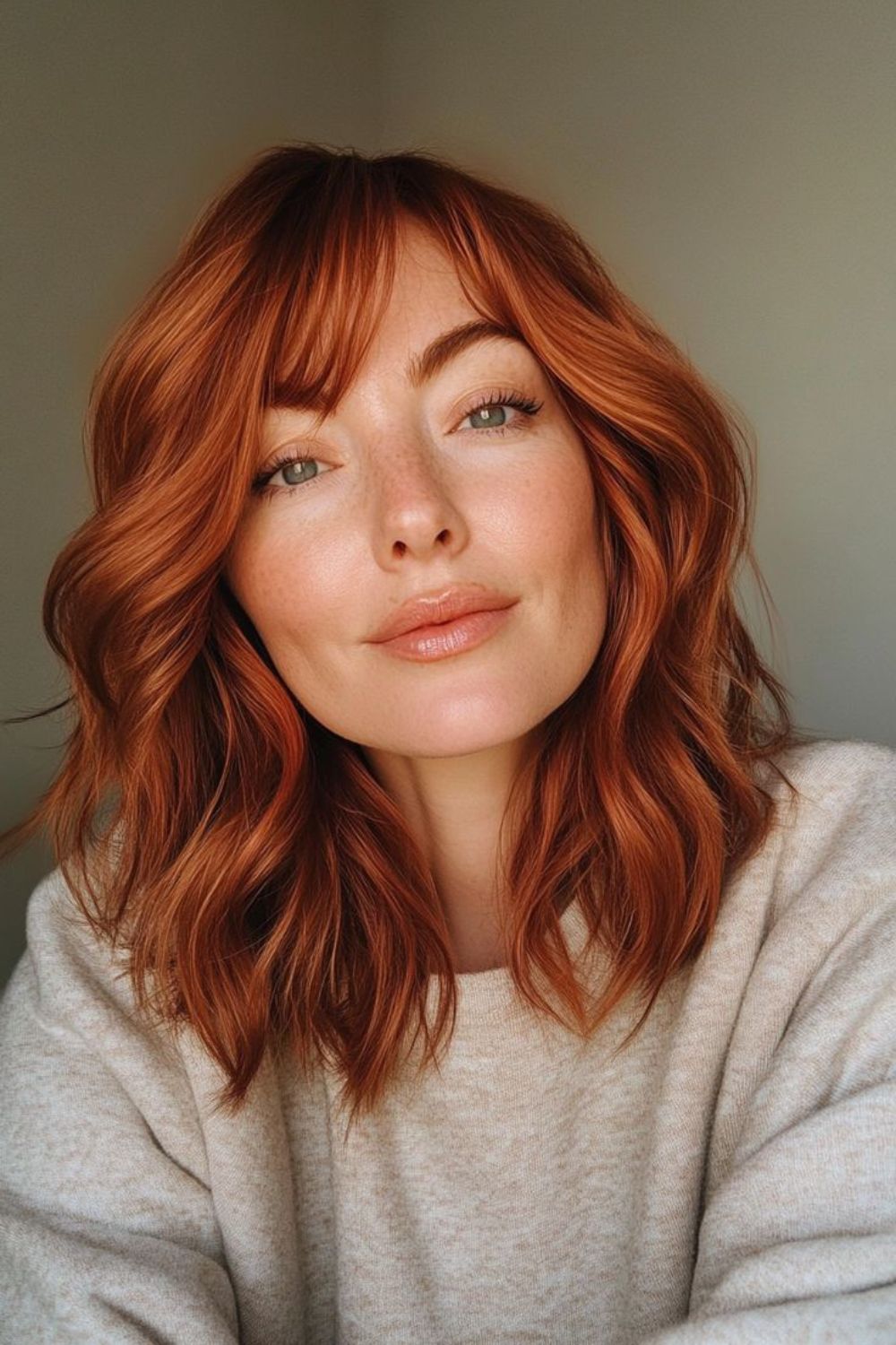 29 Gorgeous Lob with Curtain Bangs Hairstyles - Stylish Hair Ideas