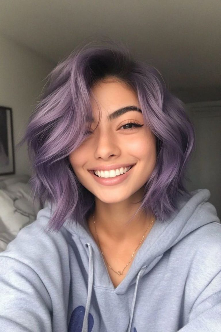 29 Gorgeous Lob with Curtain Bangs Hairstyles - Stylish Hair Ideas