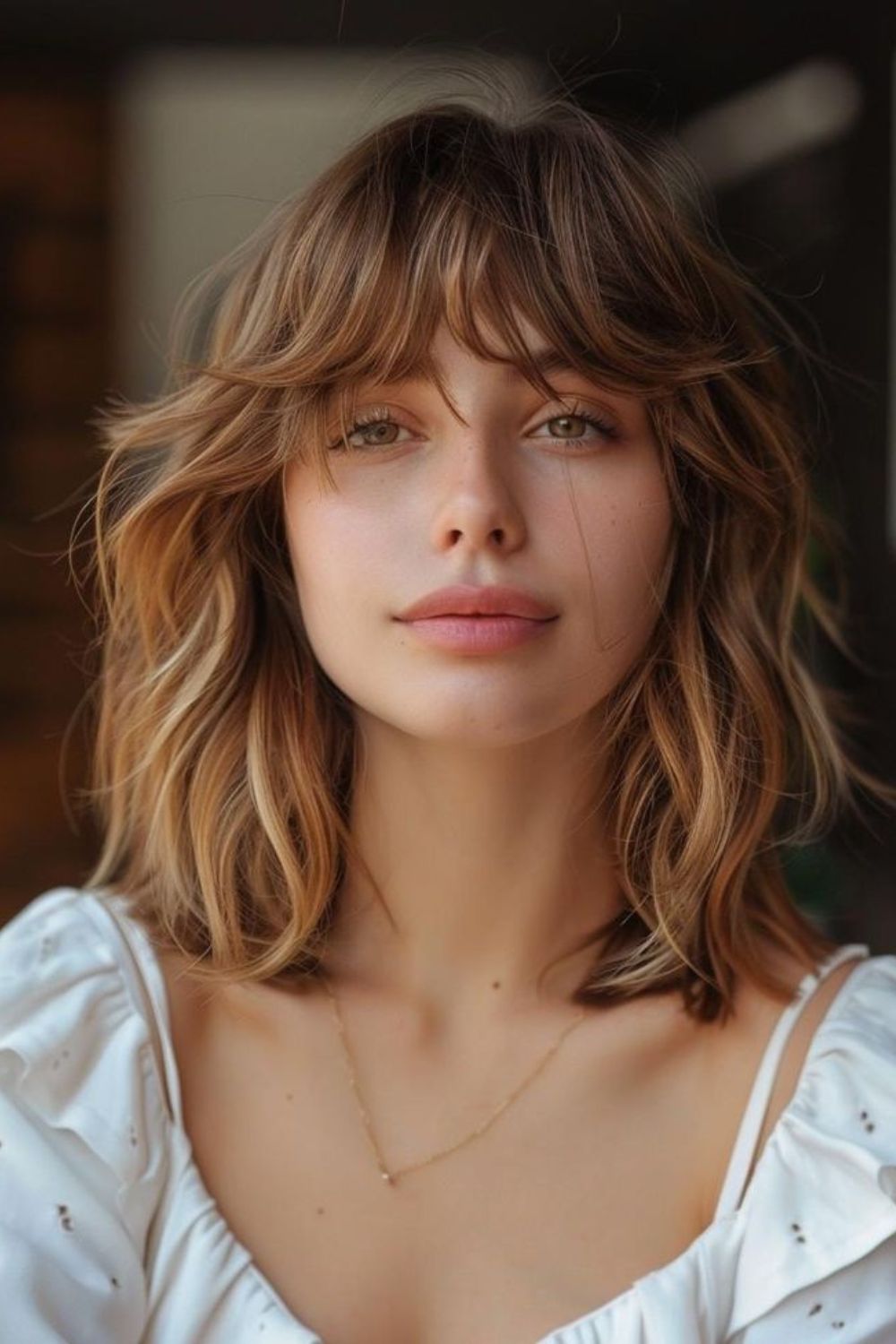29 Gorgeous Lob with Curtain Bangs Hairstyles - Stylish Hair Ideas